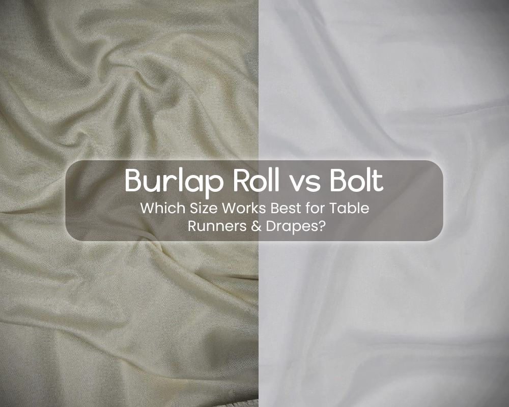 Burlap Roll vs Bolt: Best Choice for Runners & Drapes – My Textile Fabric