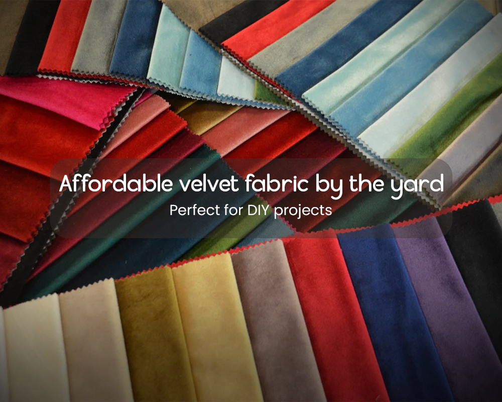 Affordable Velvet Fabric by the Yard | Perfect for DIY Projects – My ...