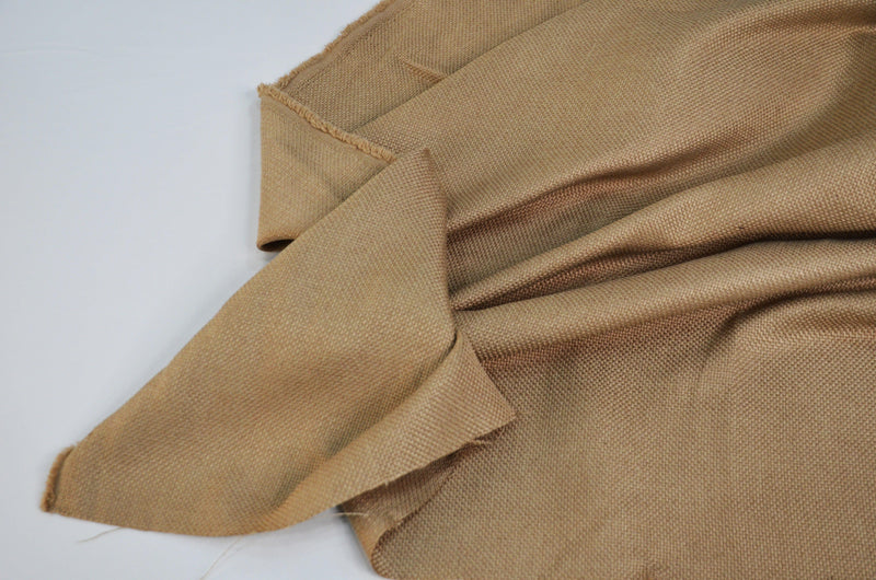 Imitation Burlap Fabric | Natural Color | Polyester Burlap – My Textile ...