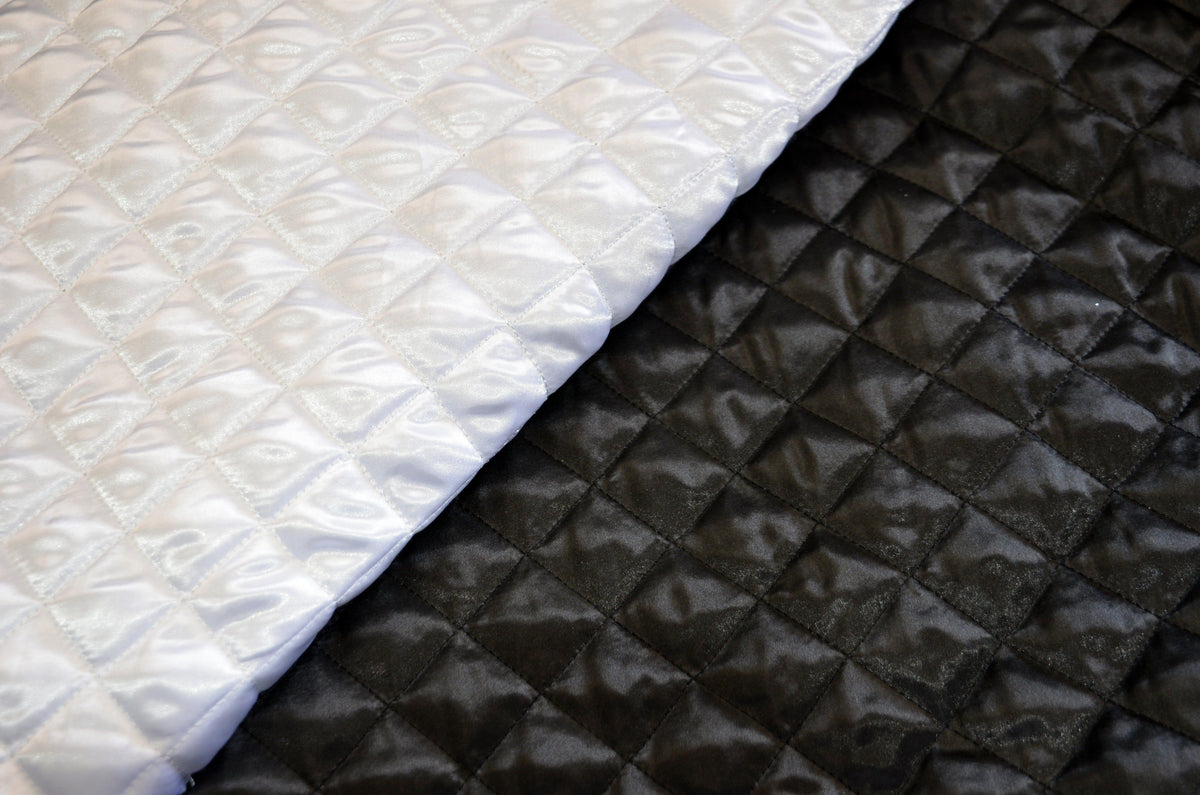 Quilted Satin Batting Fabric | 60" Wide | Padded Quilted Super Soft Sa ...
