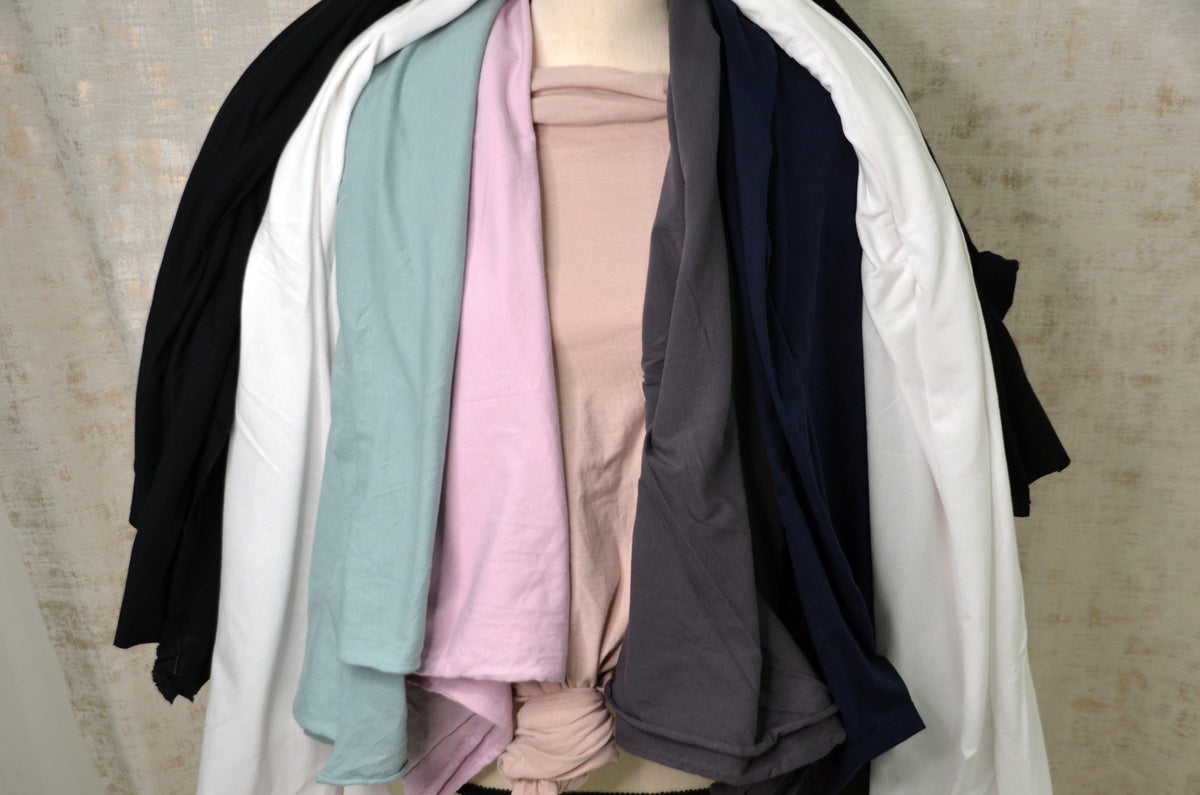 100% Washed Cotton Jersey T Shirt Fabric | 68/70" | Sold by the Yard ...