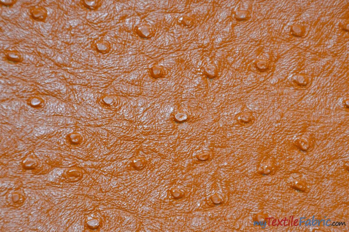 Ostrich Vinyl Fabric | Imitation Ostrich Leather | 54" Wide | Upholste ...
